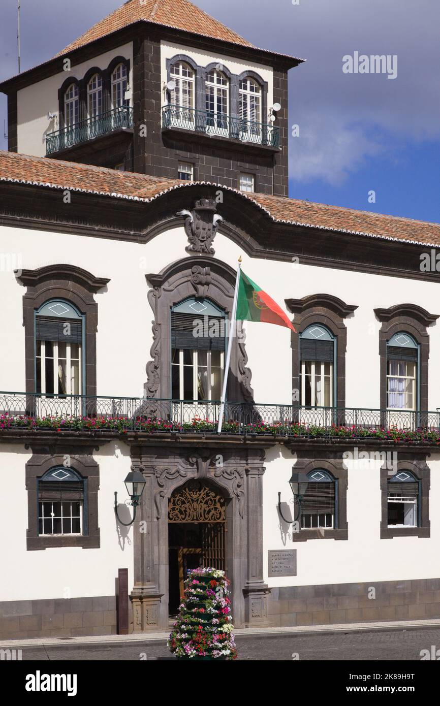 Portugal, Madeira, Funchal, Camara Municipal, Town Hall Stock Photo - Alamy
