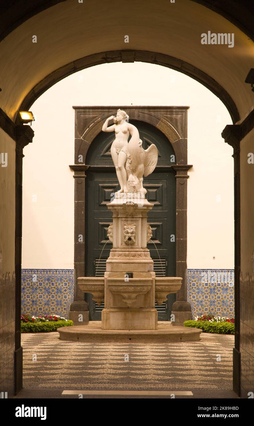 Portugal, Madeira, Funchal, Camara Municipal, Town Hall Stock Photo - Alamy
