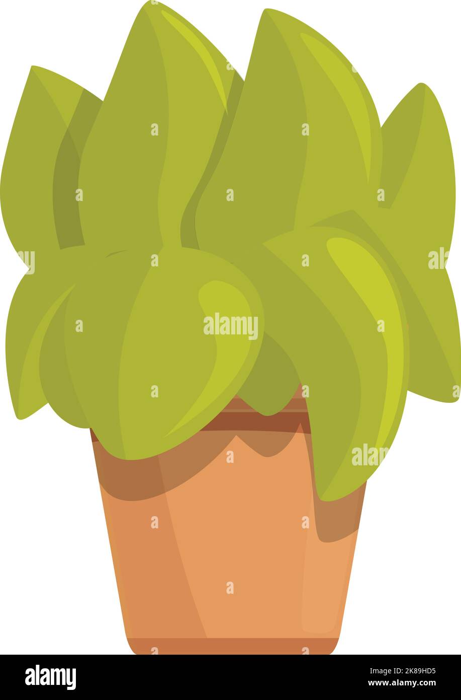 Nature plant pot icon cartoon vector. Summer window. Season stem Stock ...