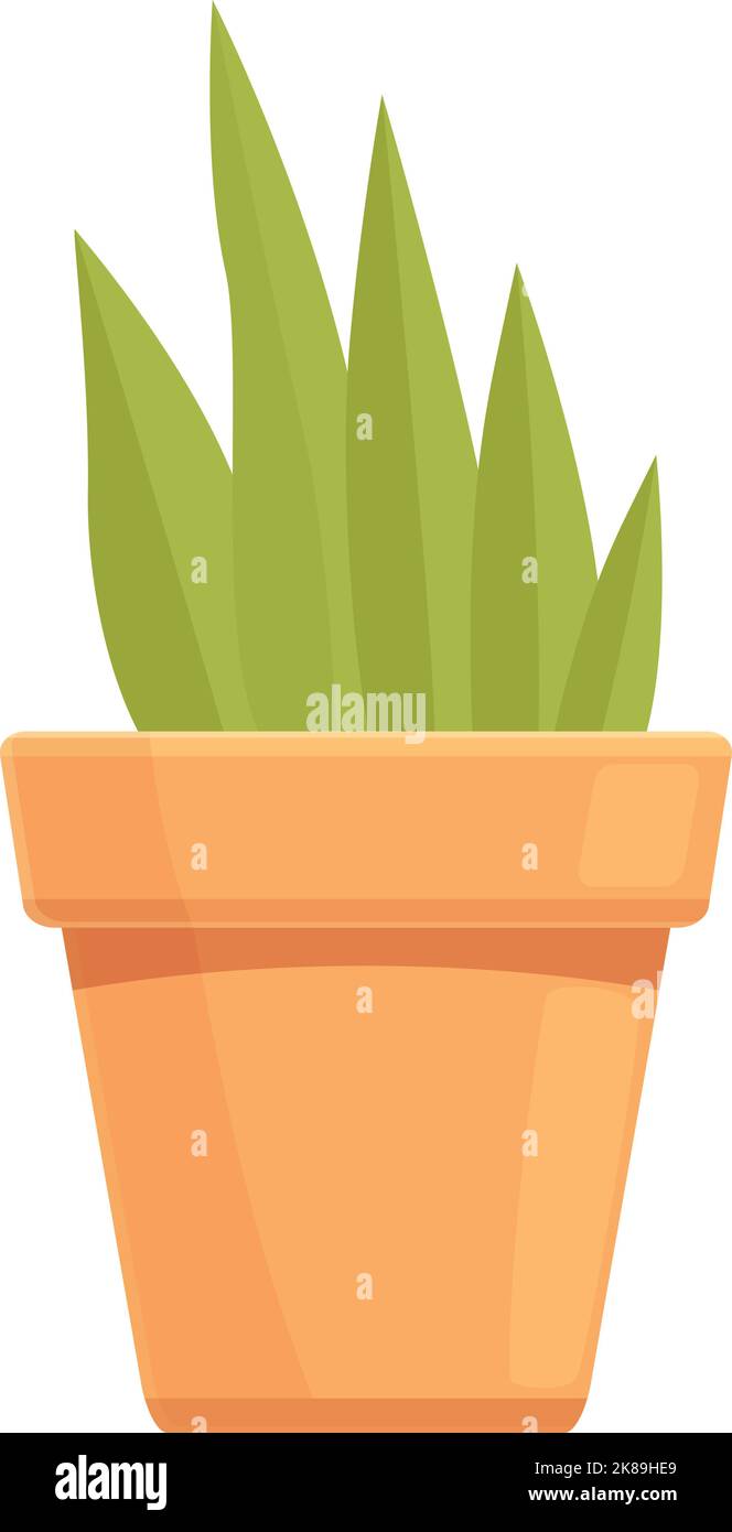 Room plant pot icon cartoon vector. Summer garden. Window Home Stock ...