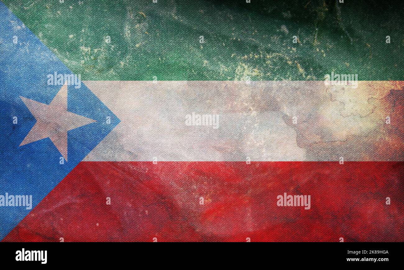 retro flag of Cushitic peoples Ethiopia Somalis with grunge texture ...