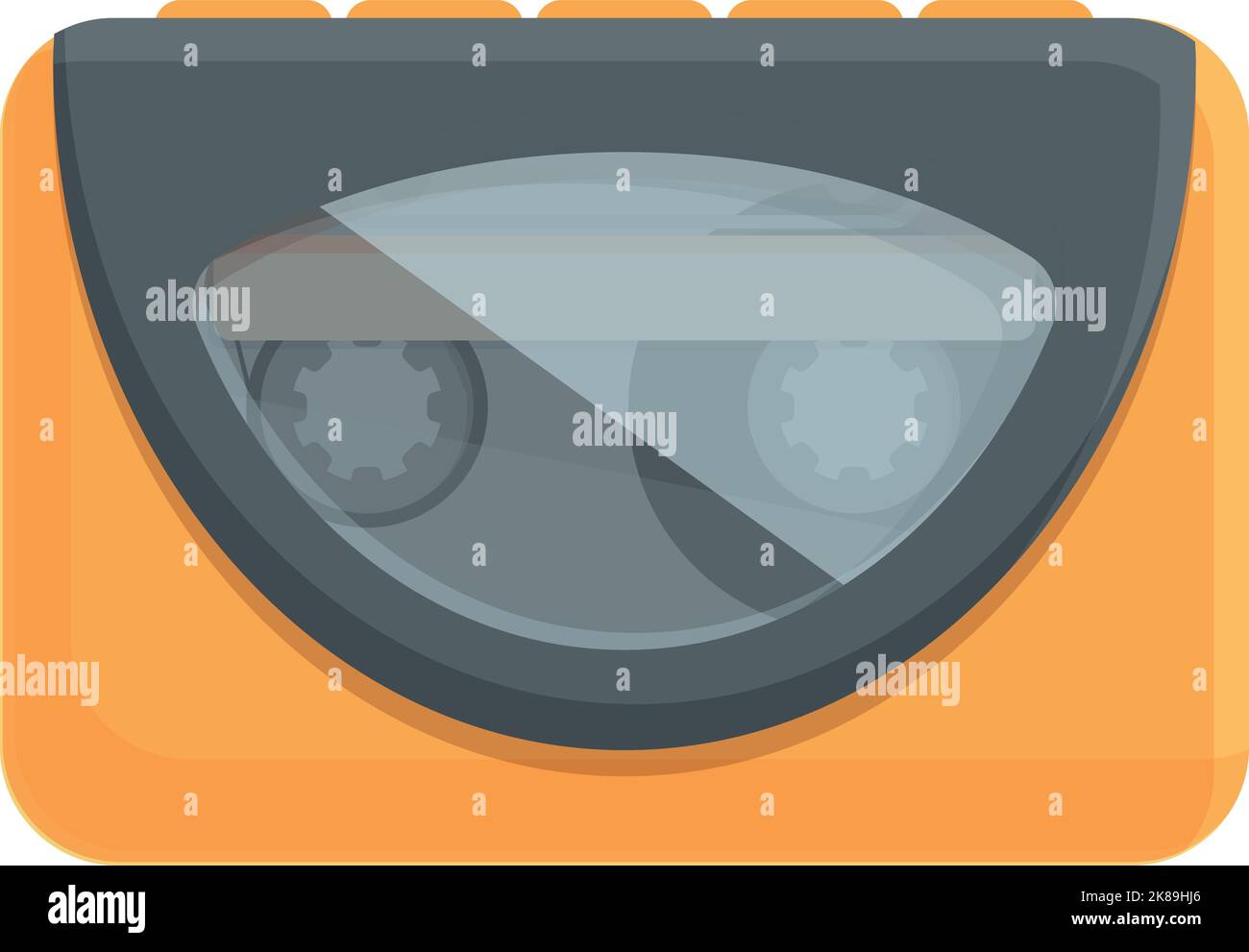 Portable cassette player icon cartoon vector. Audio tape. Radio music ...