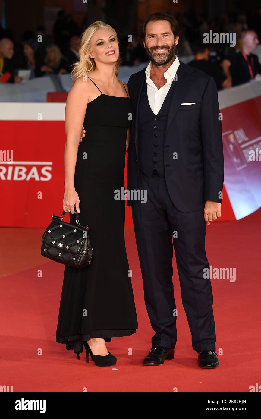 Rome, Italy. 21st Oct, 2022. Roma Cinema Fest 2022. Red carpet film ...