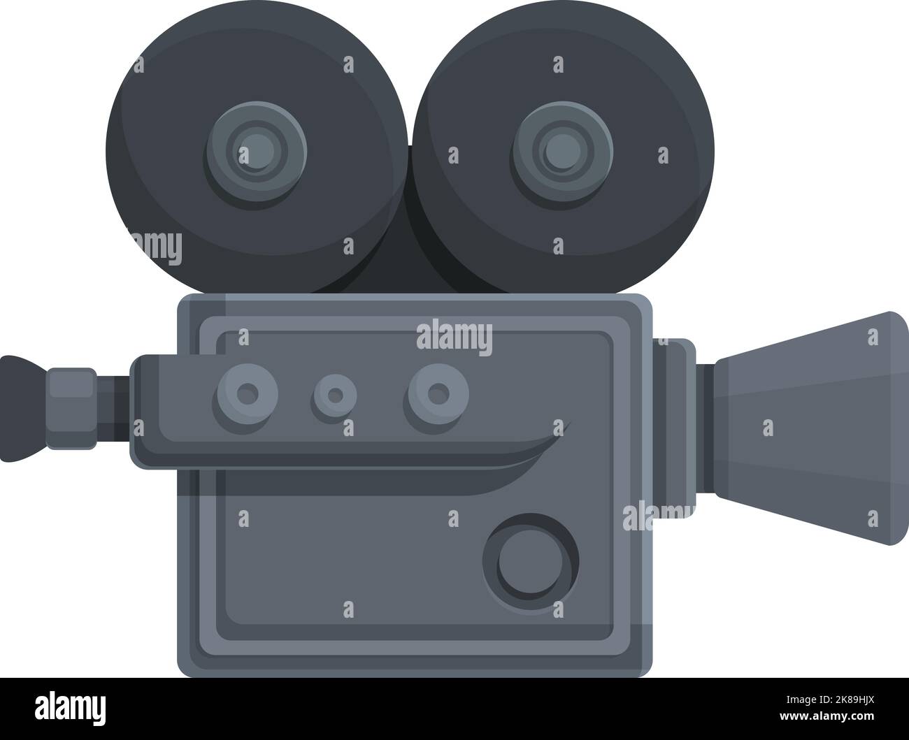 Cinema camera icon cartoon vector. Old device. Device style Stock ...