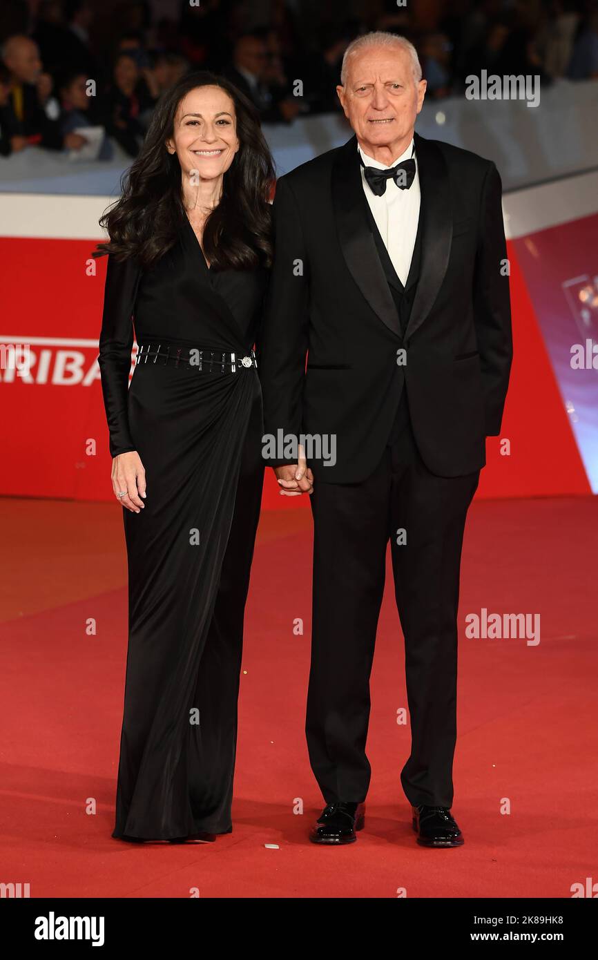 Rome, Italy. 21st Oct, 2022. Roma Cinema Fest 2022. Red carpet film ...
