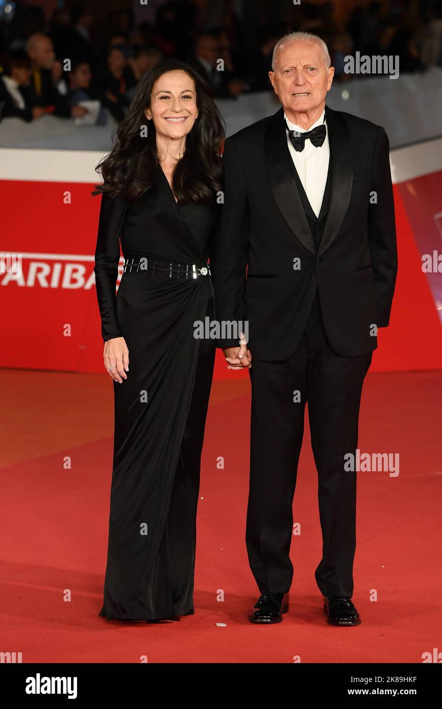 Rome, Italy. 21st Oct, 2022. Roma Cinema Fest 2022. Red carpet film ...