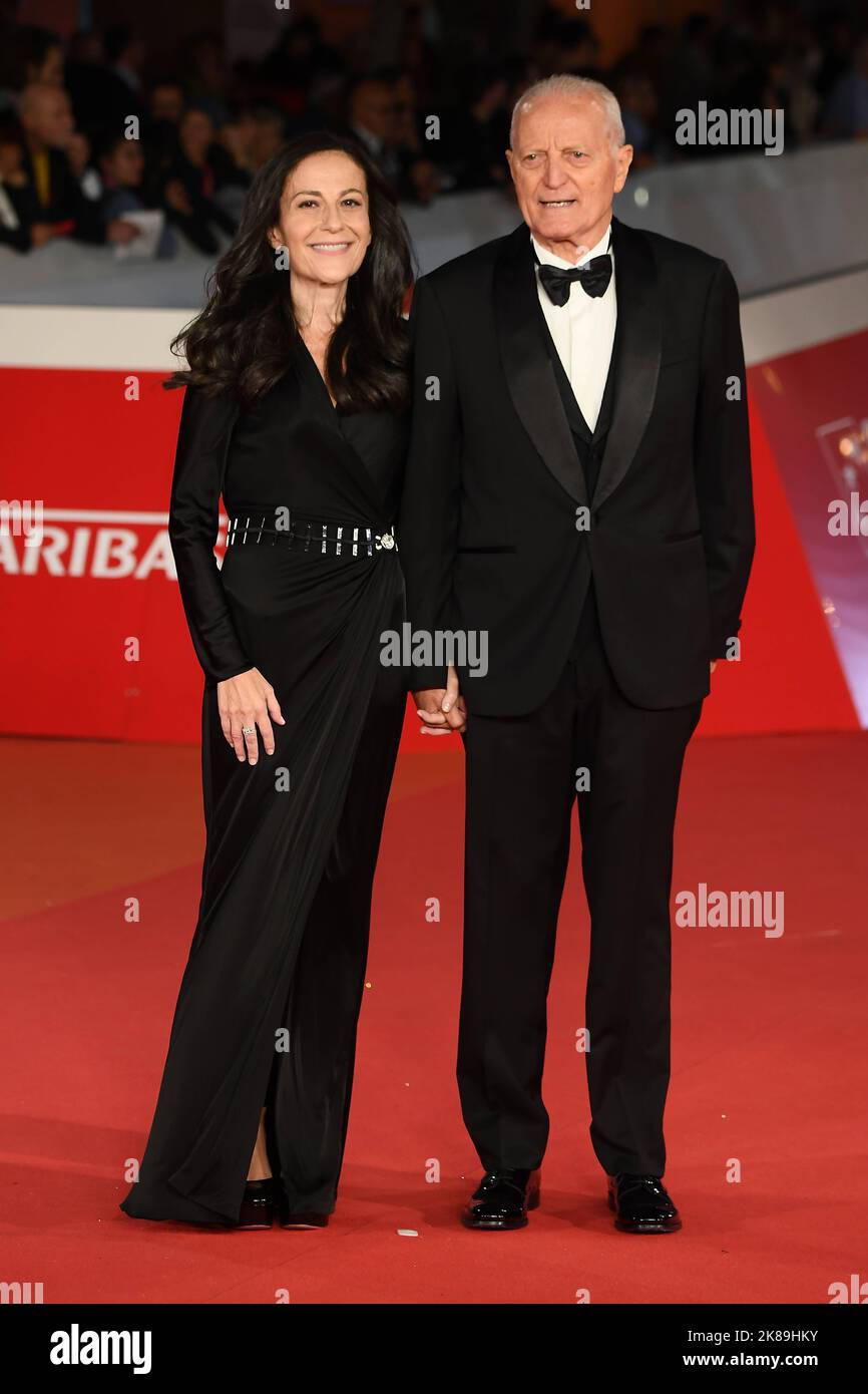 Rome, Italy. 21st Oct, 2022. Roma Cinema Fest 2022. Red carpet film ...