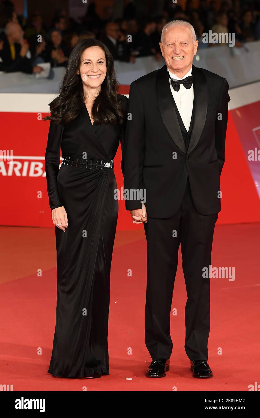 Rome, Italy. 21st Oct, 2022. Roma Cinema Fest 2022. Red carpet film ...
