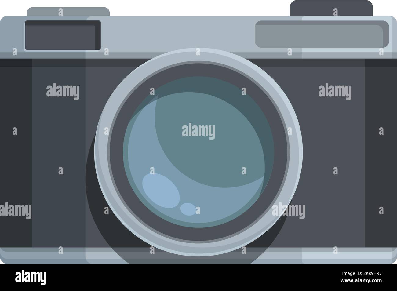 Old camera icon cartoon vector. Retro analogue. Device equipment Stock ...