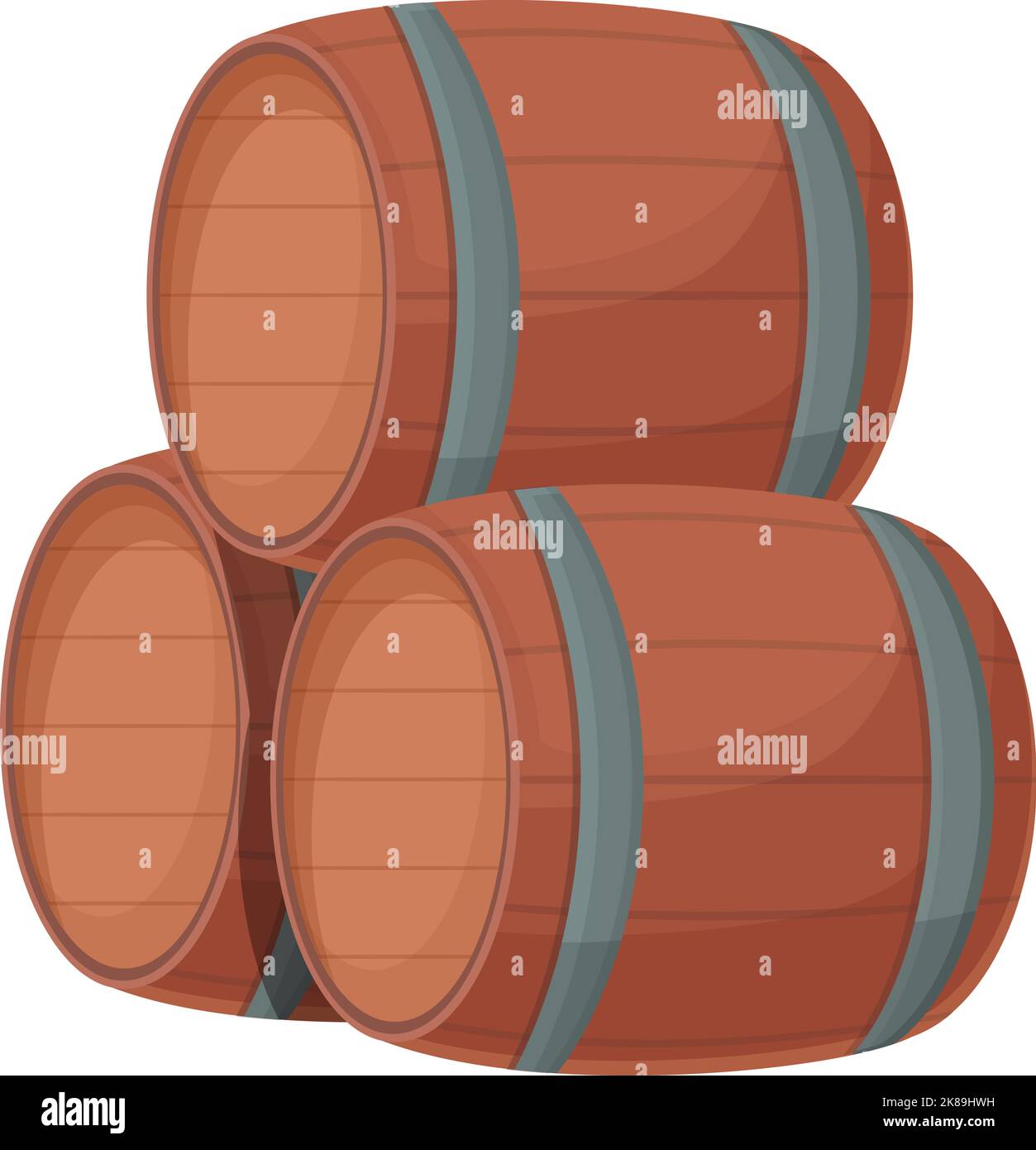 Barrel cellar interior Stock Vector Images - Alamy