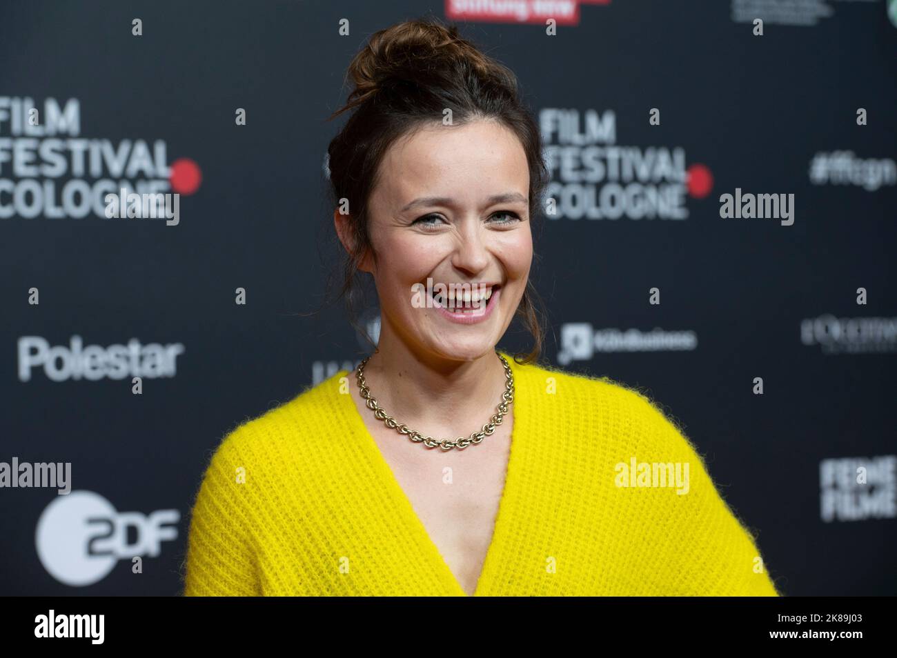 Cologne, Deutschland. 21st Oct, 2022. Tinka FUERST, Furst, actress, red ...