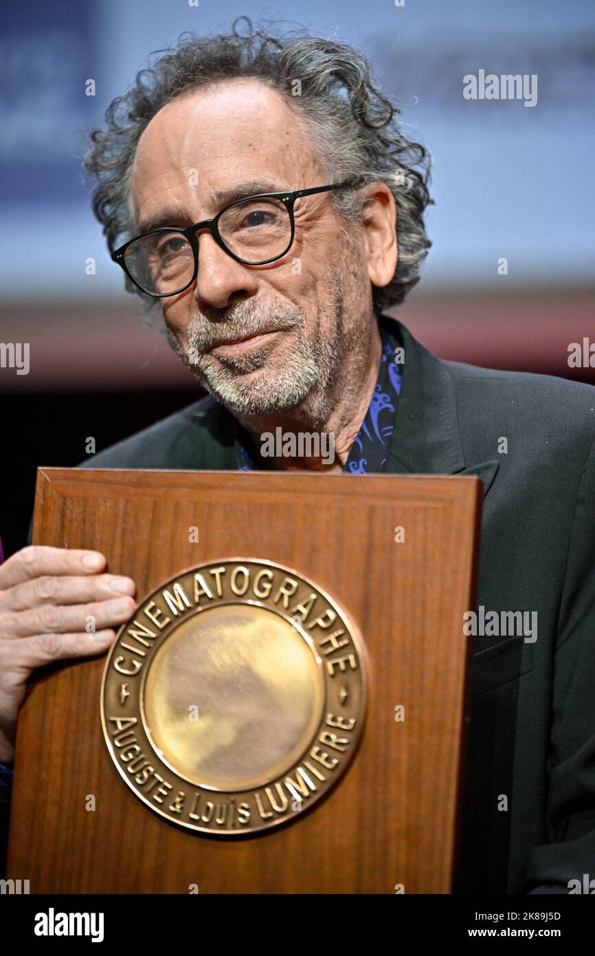 Lyon, France. 21st Oct 2022. Tim Burton attending the Lumiere Award ...