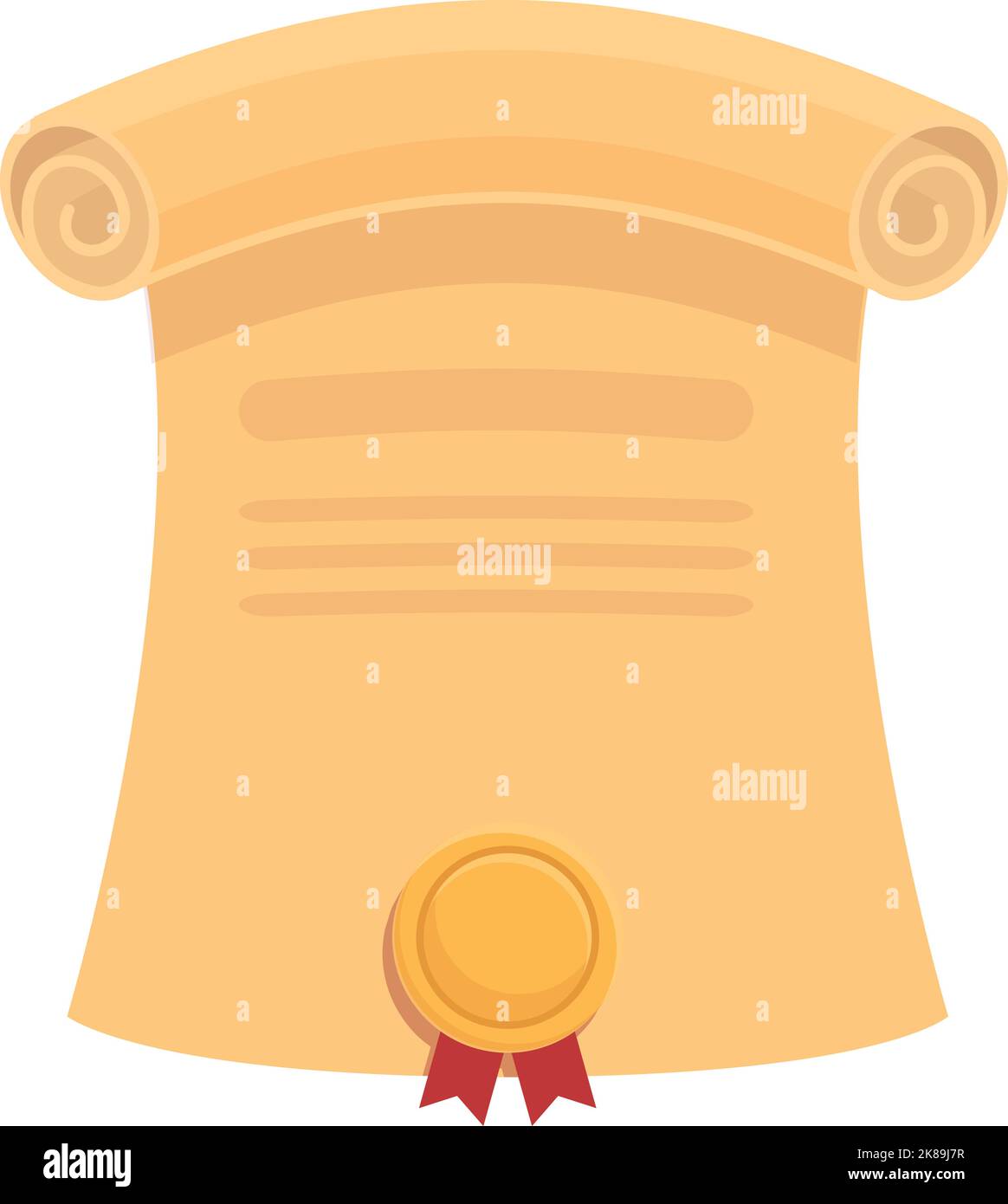 Certificate of course completion Cut Out Stock Images & Pictures - Alamy