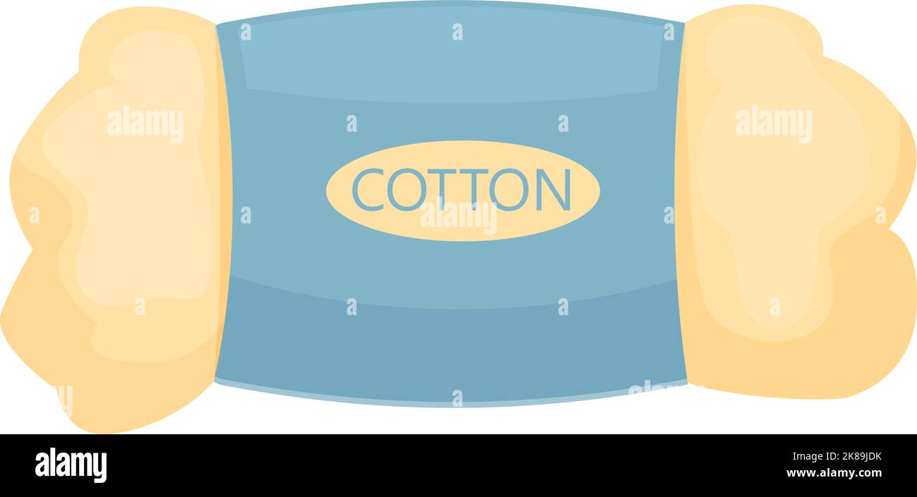 Cotton pack icon cartoon vector. Clean skin. Swab ear Stock Vector ...