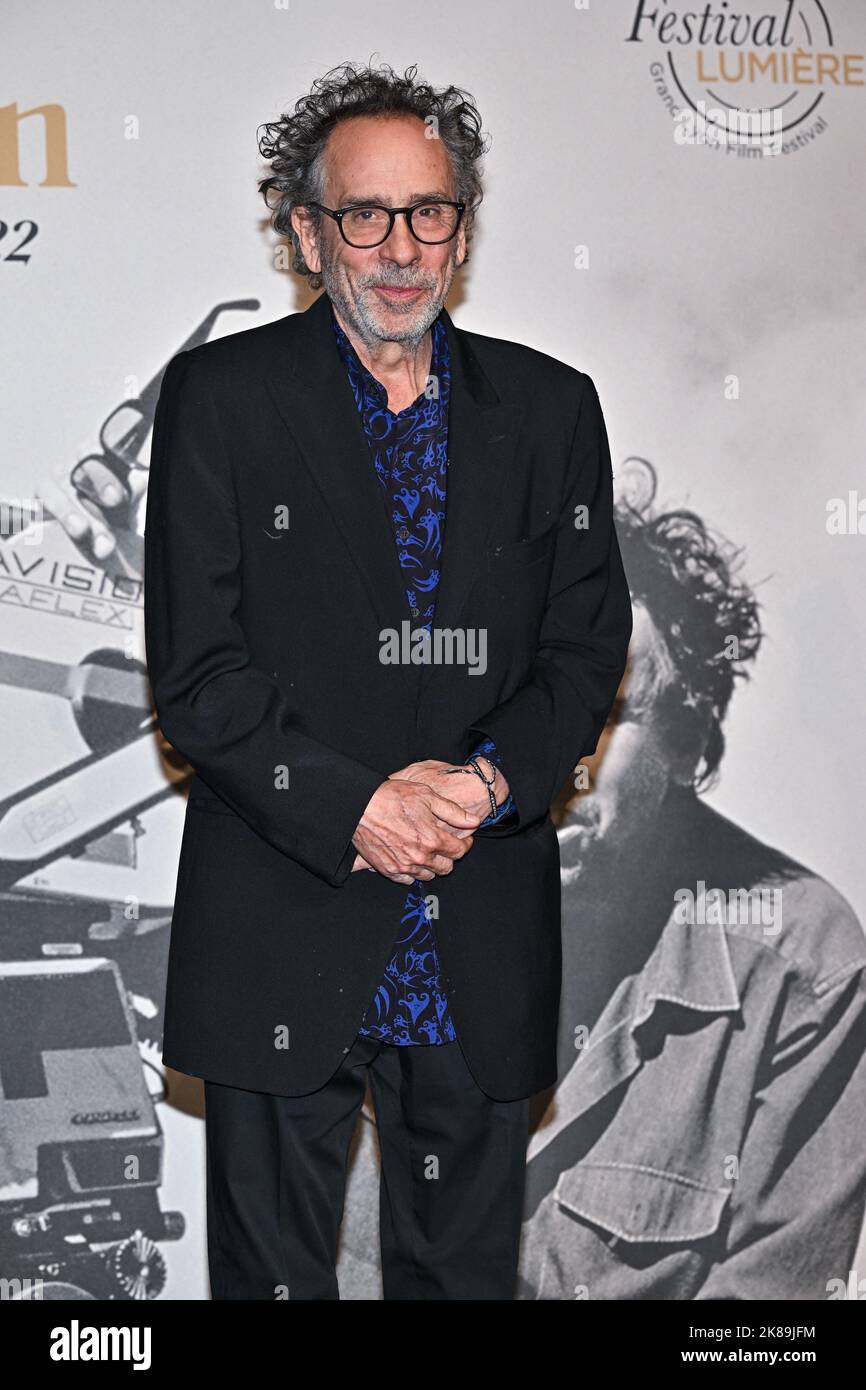Lyon, France. 21st Oct 2022. Tim Burton attending the Lumiere Award ...