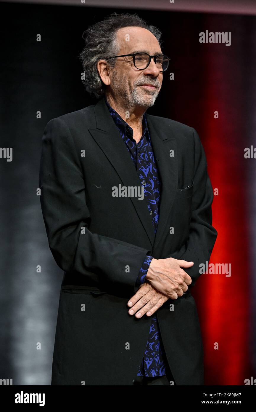 Lyon, France. 21st Oct 2022. Tim Burton attending the Lumiere Award ...