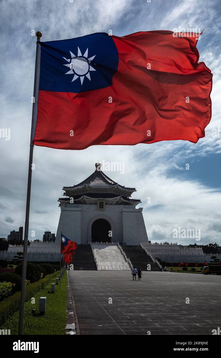 Taiwan falg hi-res stock photography and images - Alamy