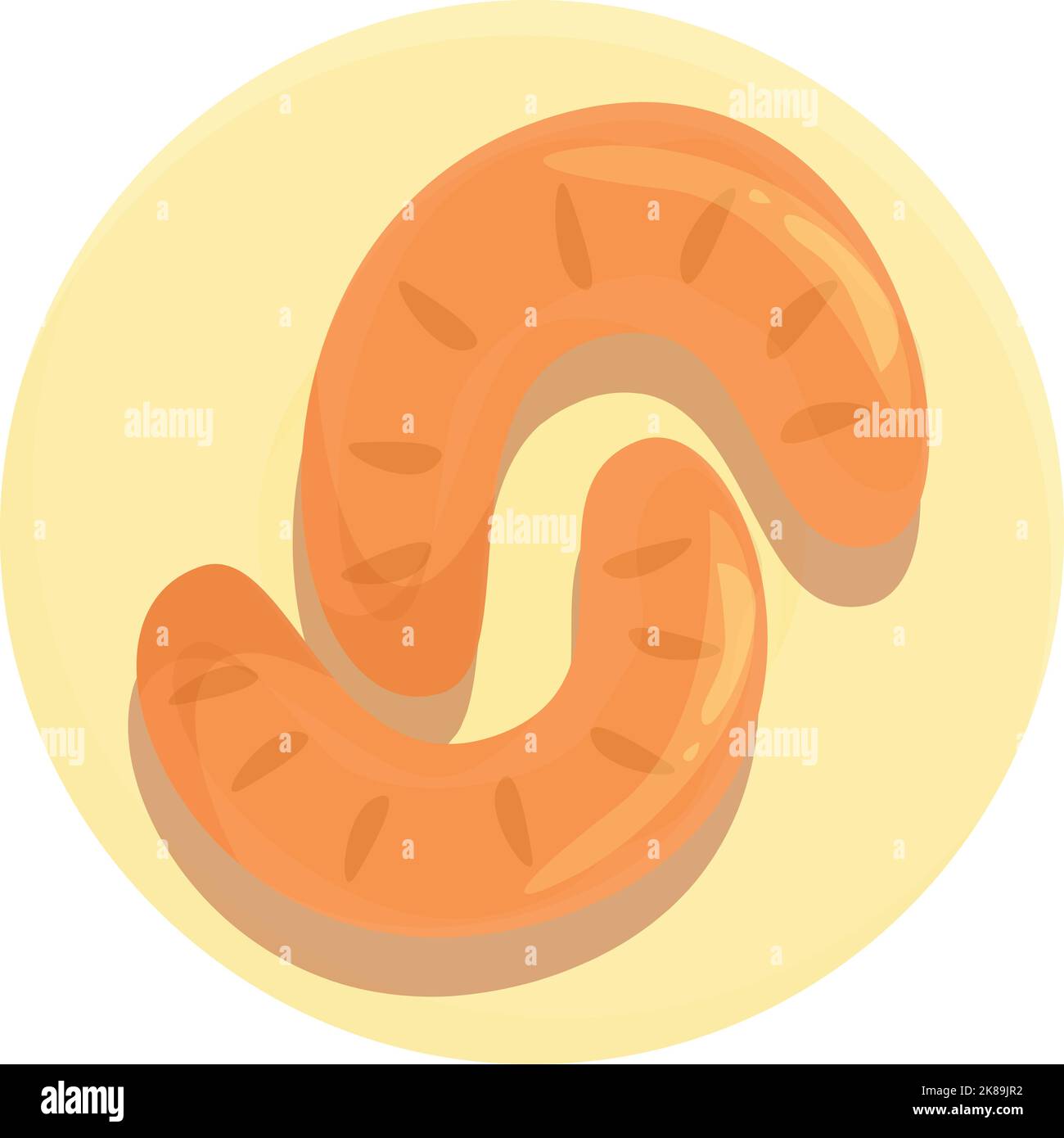 Shrimp food icon cartoon vector. Cuisine food. Cod belem Stock Vector ...