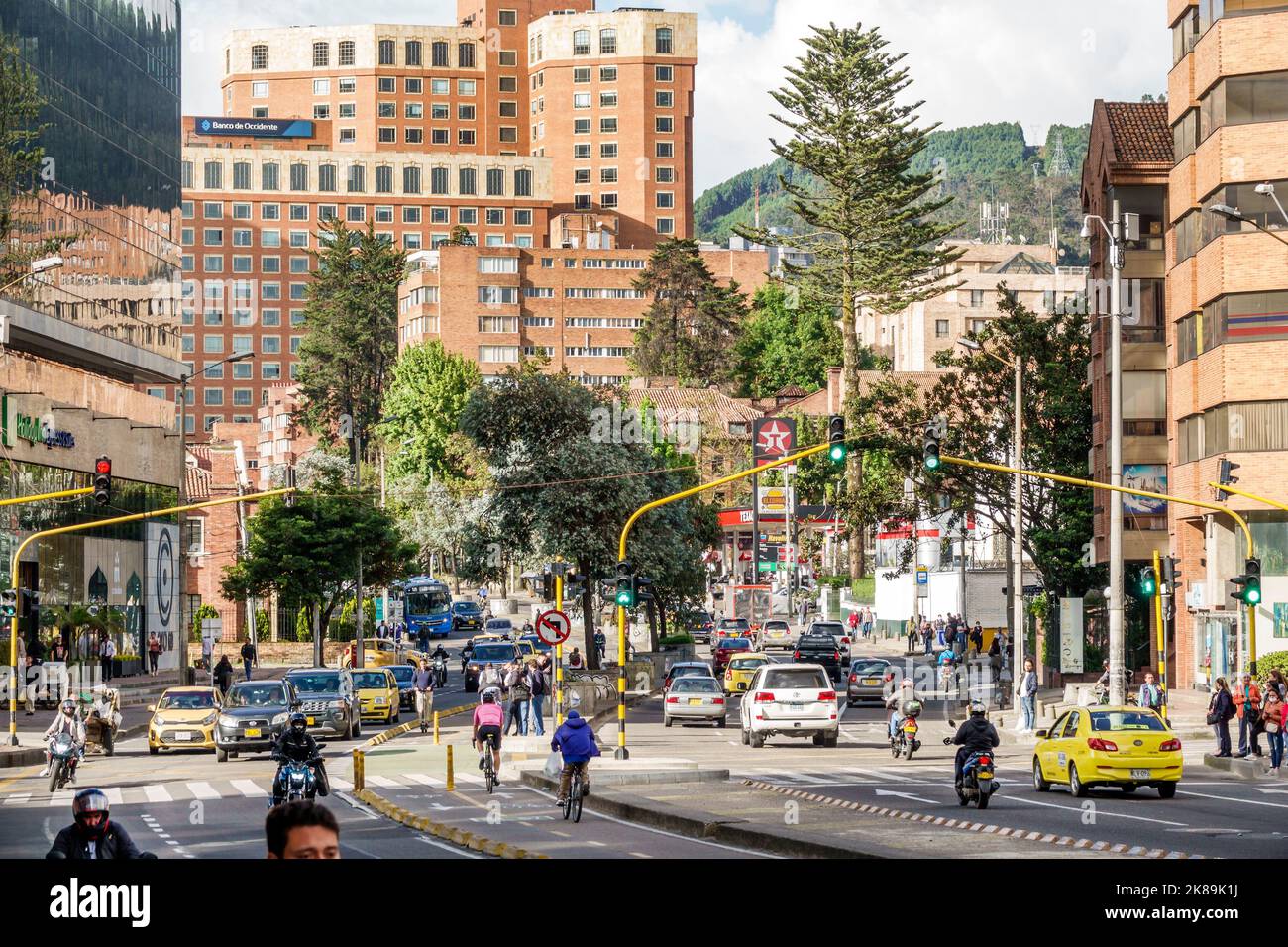 Bogota Colombia,Chapinero Norte Avenida Carrera 7,high rise rises ...