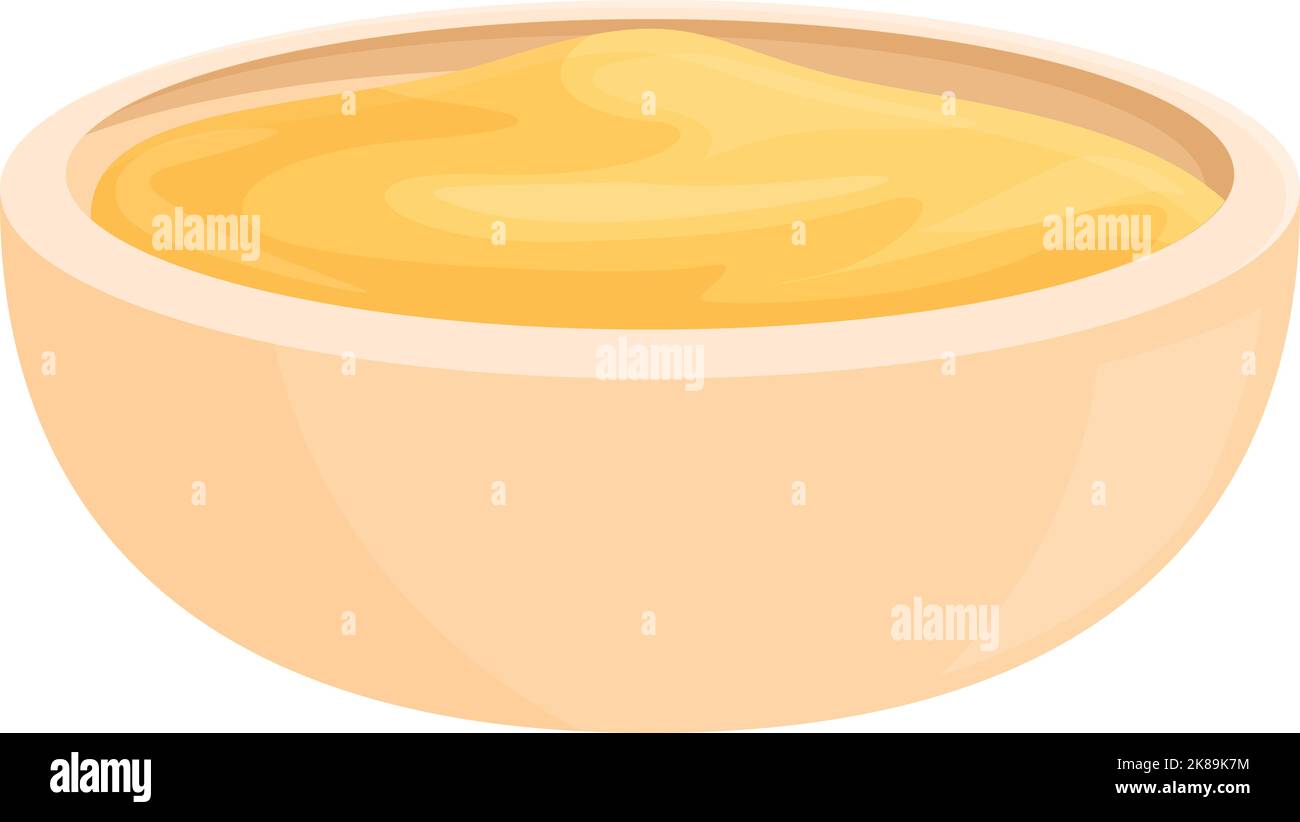 Hummus dip icon cartoon vector. Salad snack. Gram greek Stock Vector ...