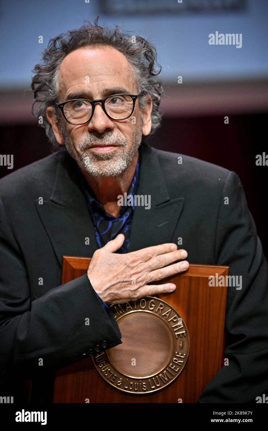 Lyon, France. 21st Oct 2022. Tim Burton attending the Lumiere Award ...