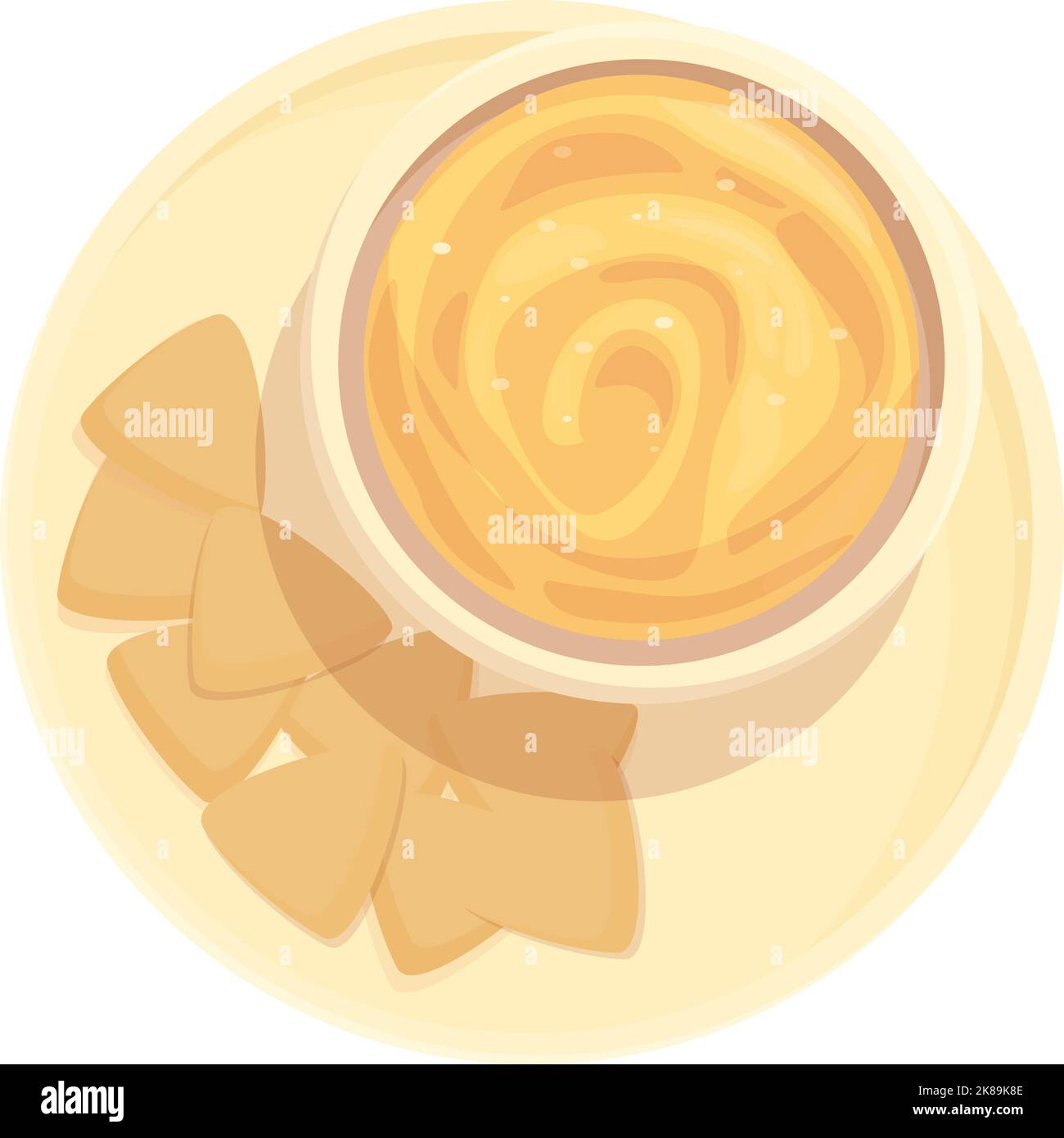 Snack hummus icon cartoon vector. Pita bread. Day food Stock Vector ...