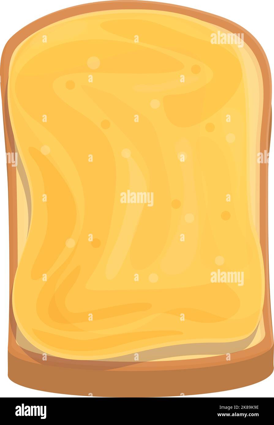Bread hummus icon cartoon vector. Bean snack. Meal bean Stock Vector ...