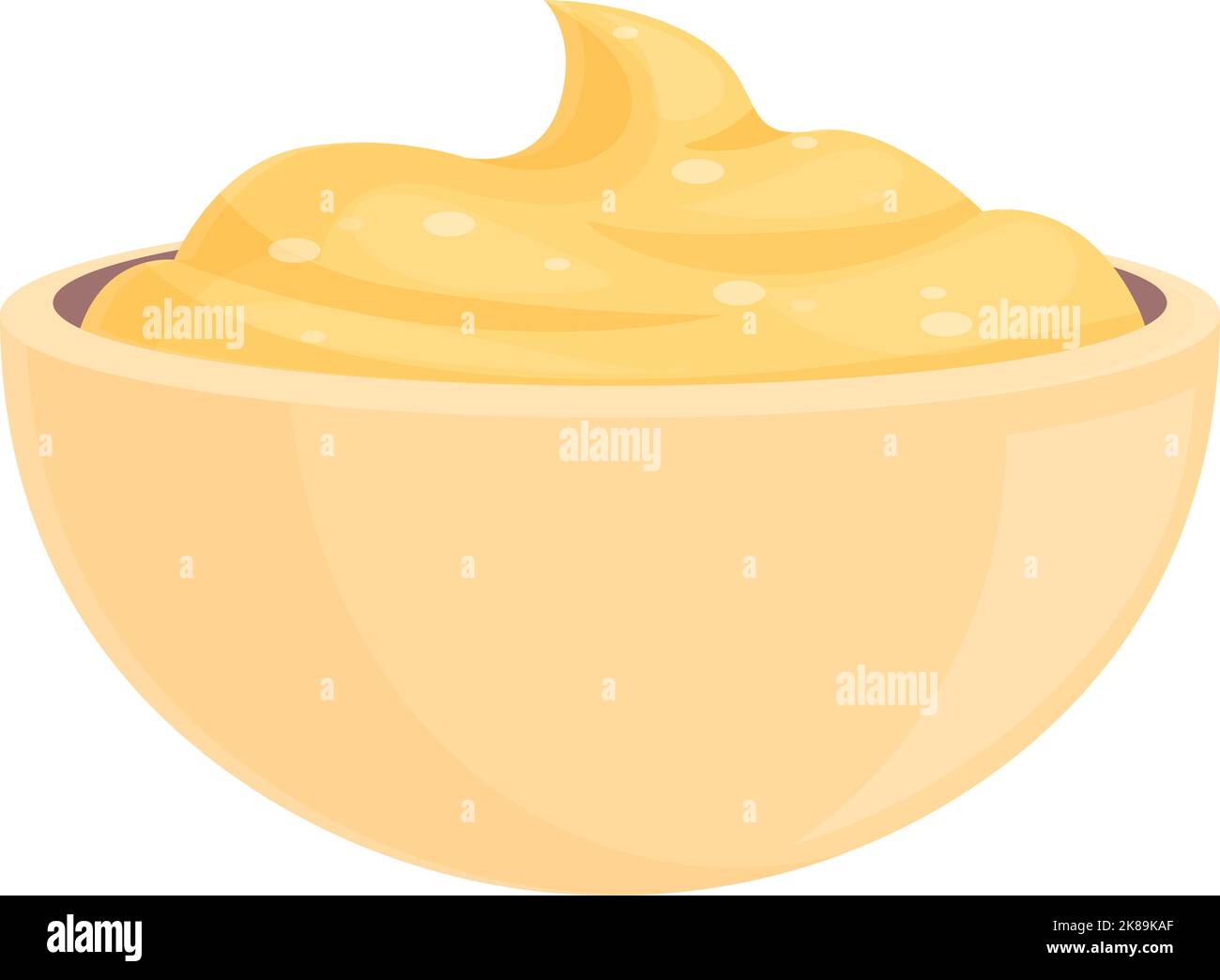 Vegetable hummus icon cartoon vector. Cuisine day. Snack food Stock ...