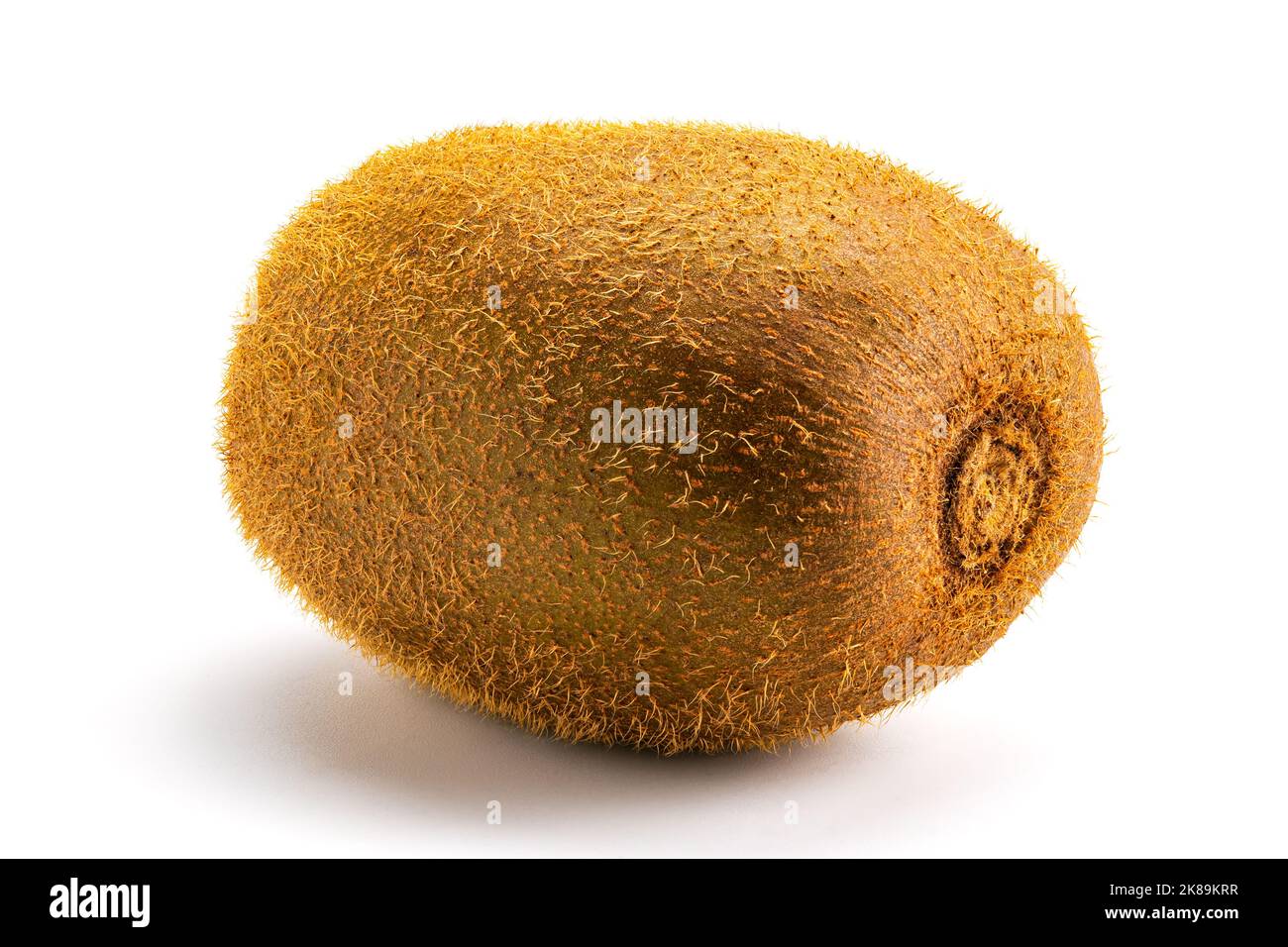 Single fresh ripe sweet delicious kiwi fruit isolated on white ...