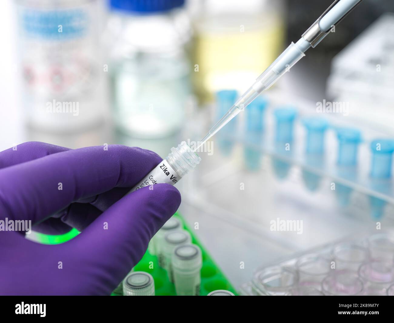 Zika virus research Stock Photo - Alamy
