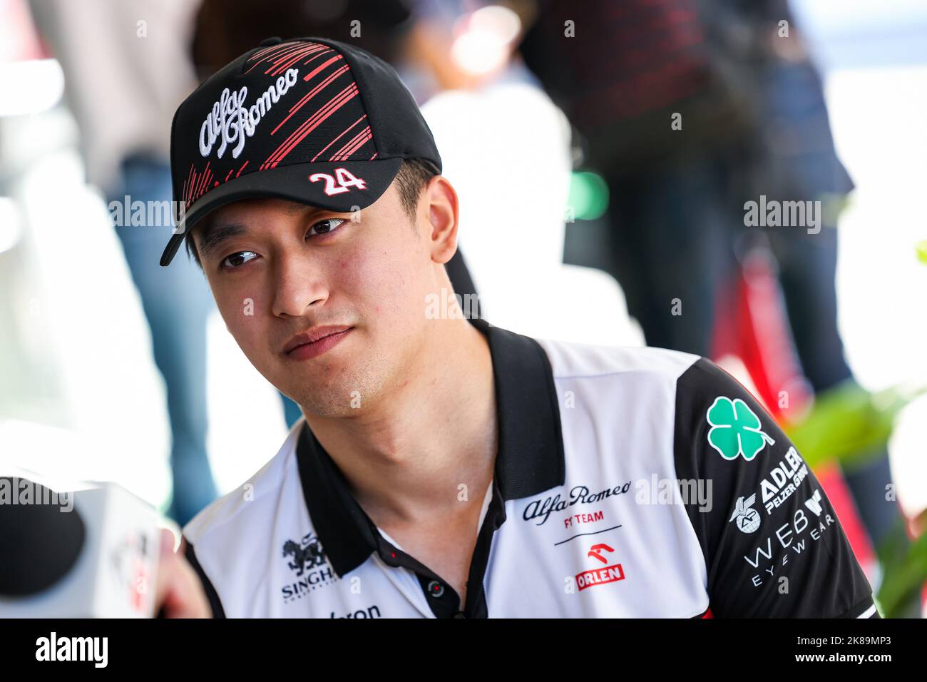 Austin, Texas, USA. 21st Oct 2022. ZHOU Guanyu (chi), Alfa Romeo F1 ...