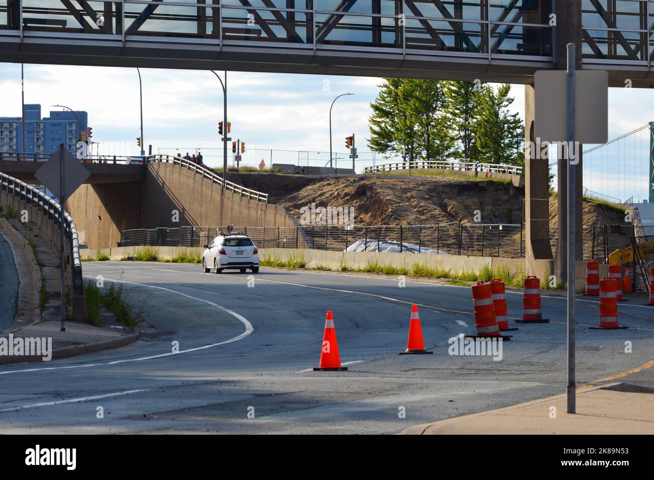 Demolition of the Cogswell Interchange, a freeway removal project in ...