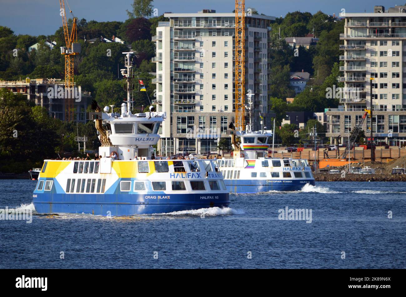 The Halifax Transit ferries "Craig Blake" and "Christopher Stannix ...