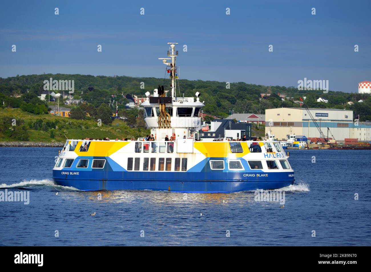 Halifax Transit passenger ferry "Craig Blake" (MMSI 316030538) crossing ...