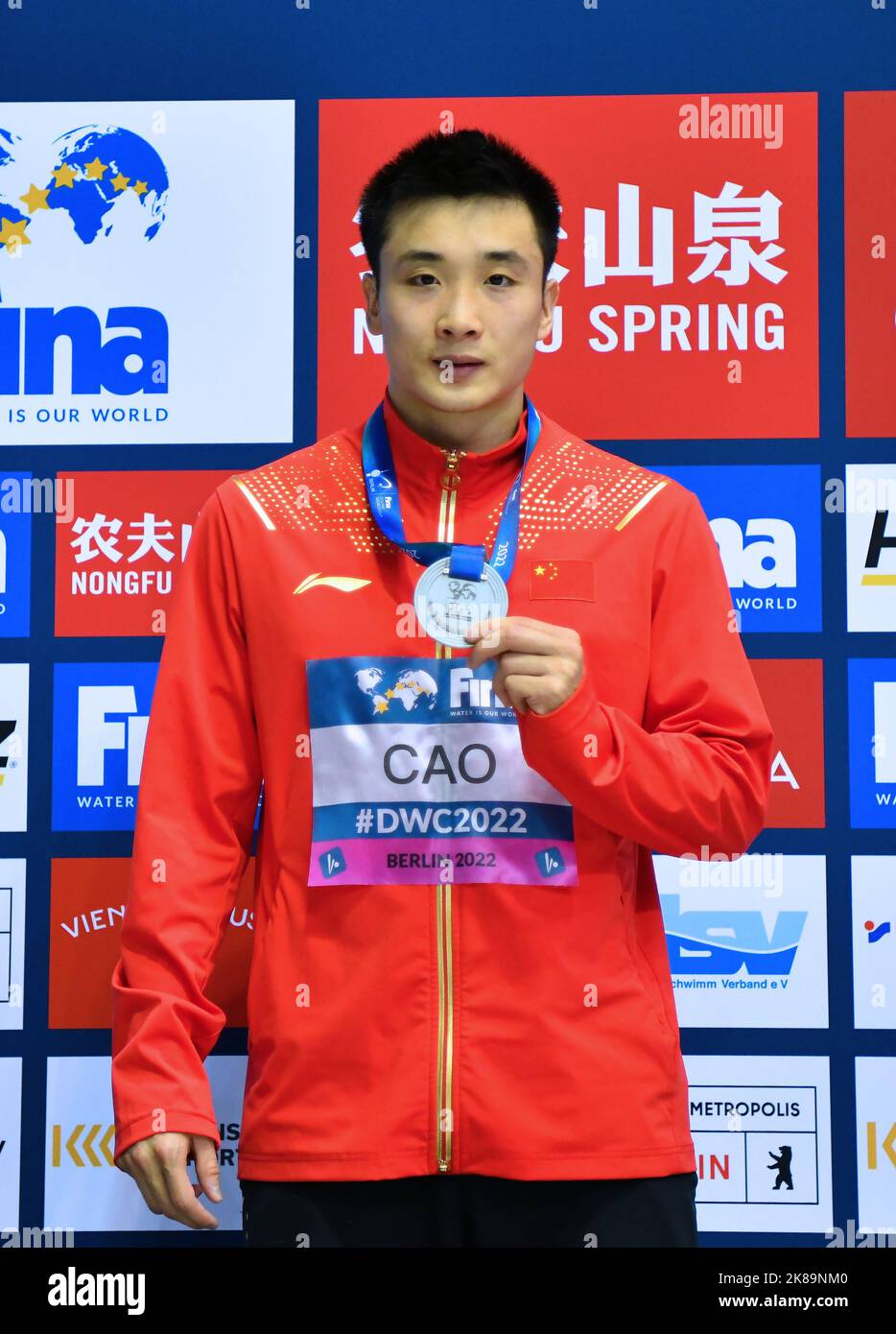 Berlin, Germany. 21st Oct, 2022. Cao Yuan of China pose for photos ...