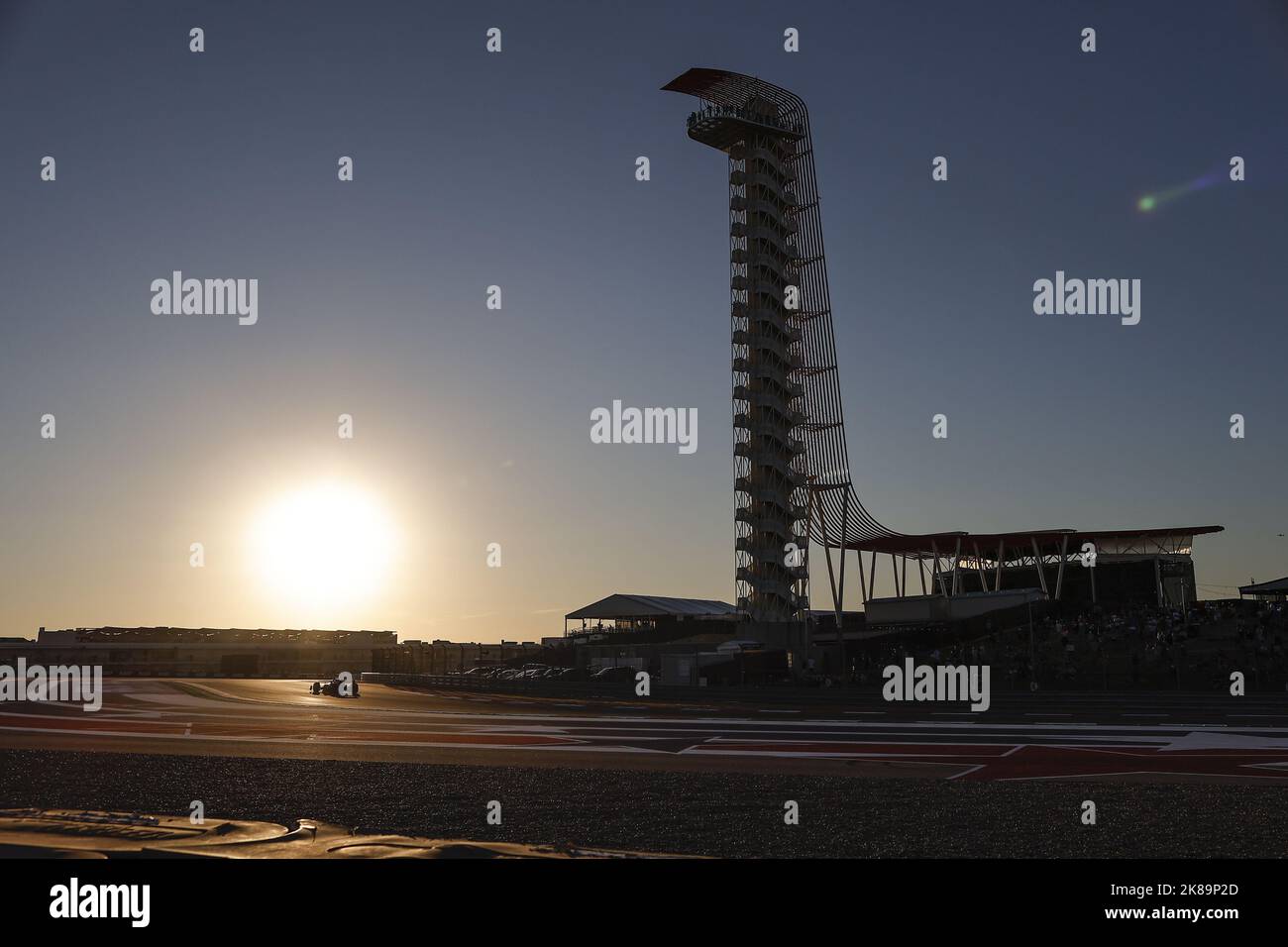 Austin sunset during the Formula 1 Aramco United States Grand Prix 2022 ...