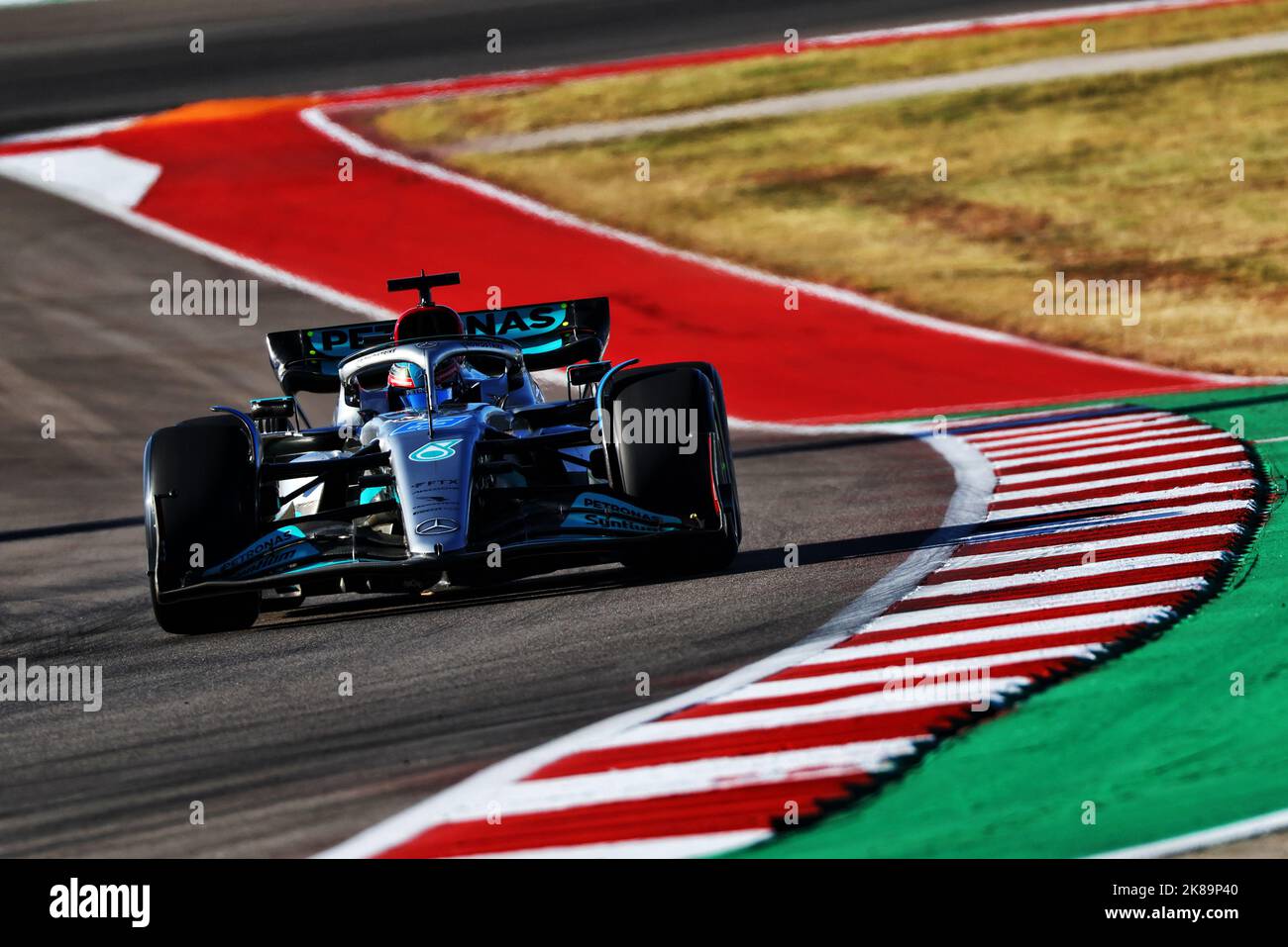 Austin, Texas, USA. 21st Oct 2022. George Russell (GBR) Mercedes AMG F1 ...