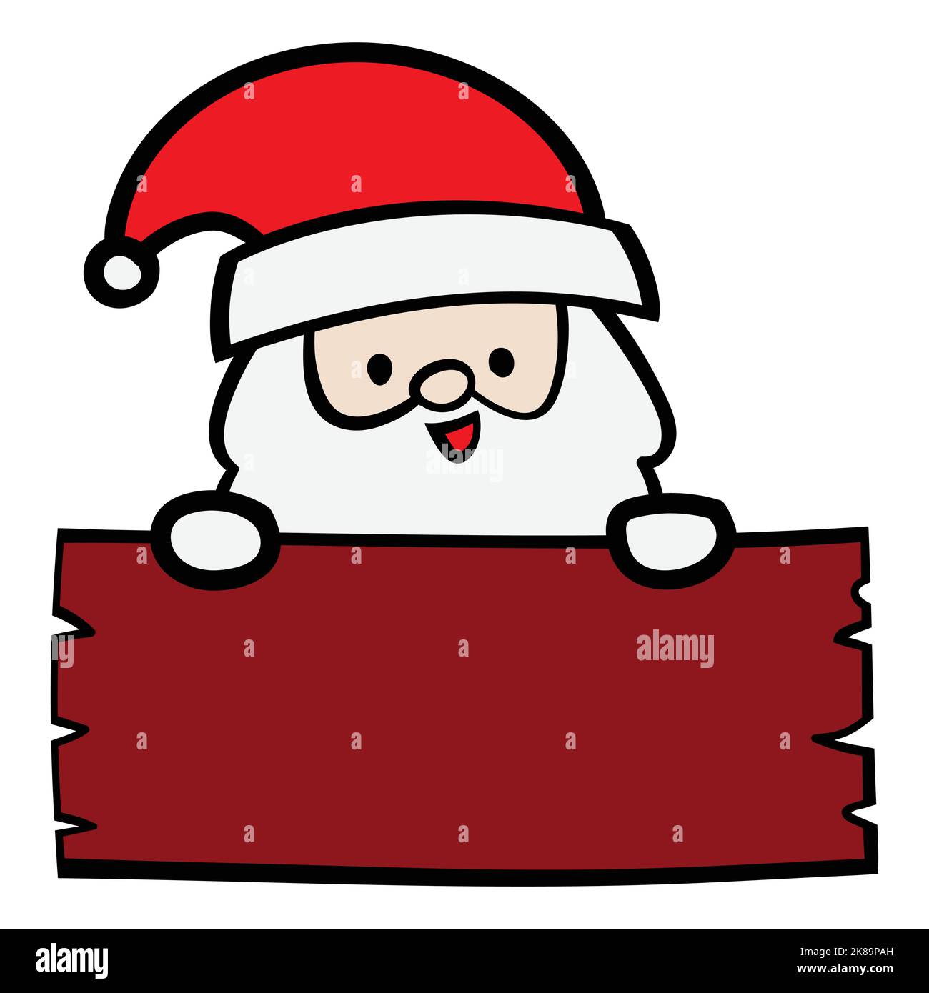 Christmas Santa Claus Vector Illustration for Christmas element Stock ...
