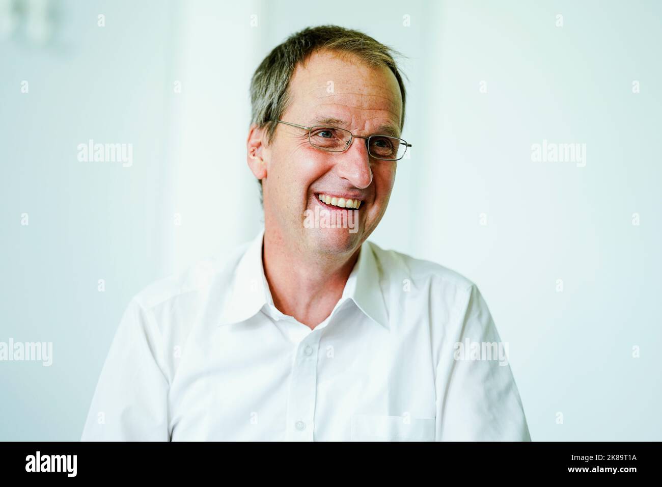 Walldorf, Germany. 04th Oct, 2022. Eberhard Schick, head of the works ...