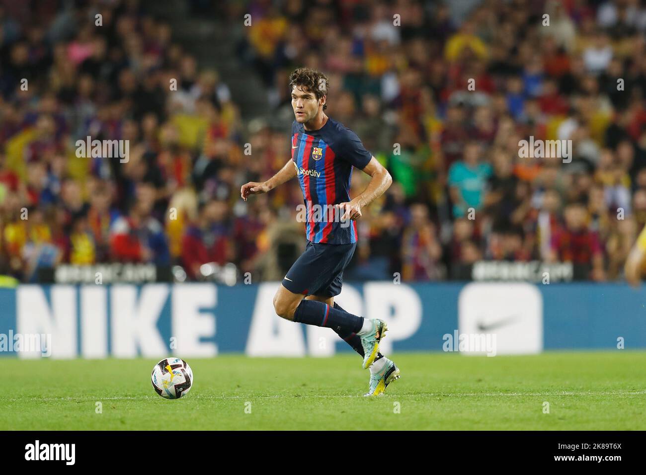 Barcelona, Spain. 20th Oct, 2022. Marcos Alonso (Barcelona) Football ...