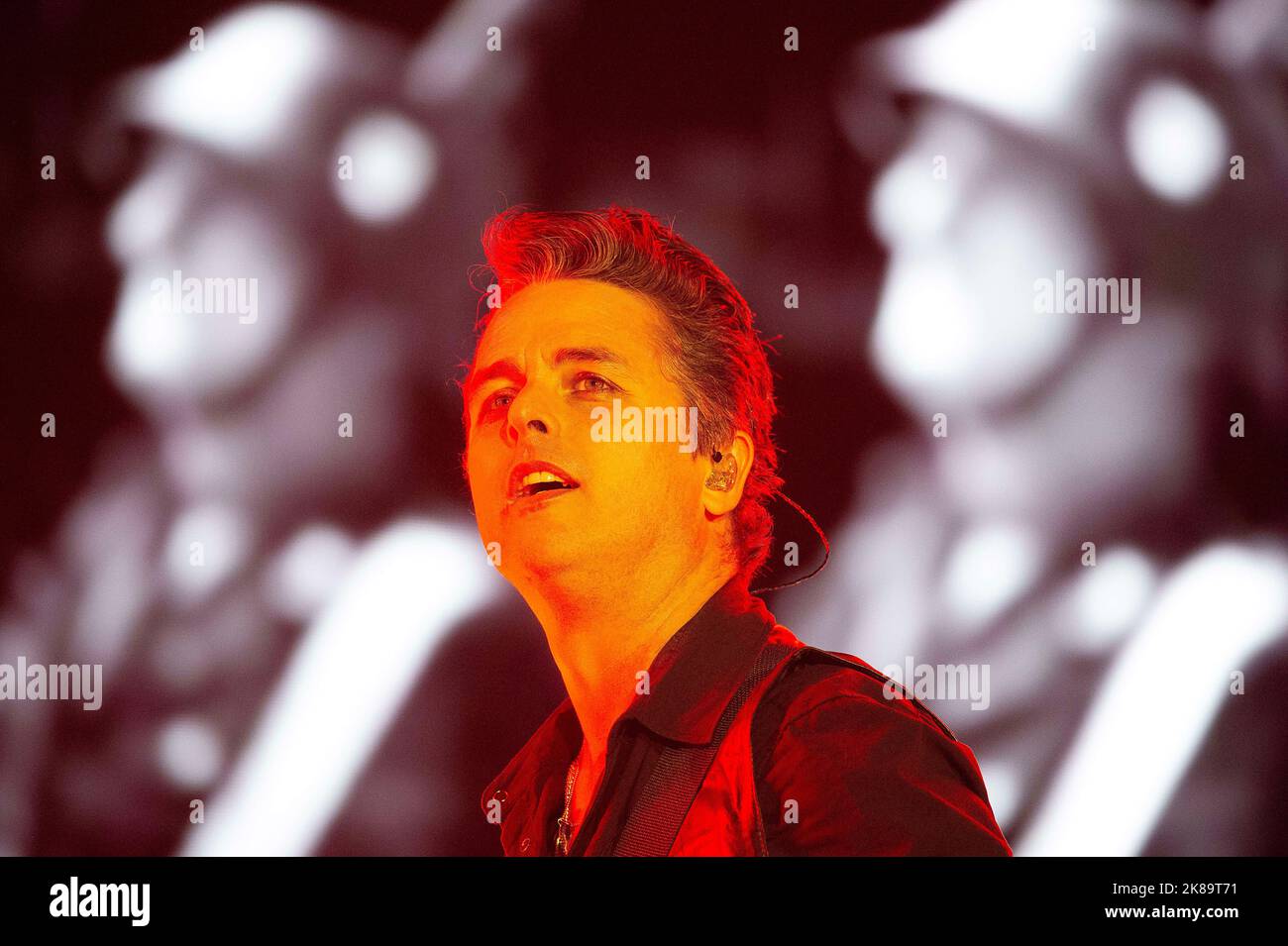 October 21, 2022: Billie Joe Armstrong of Green Day performs on the ...