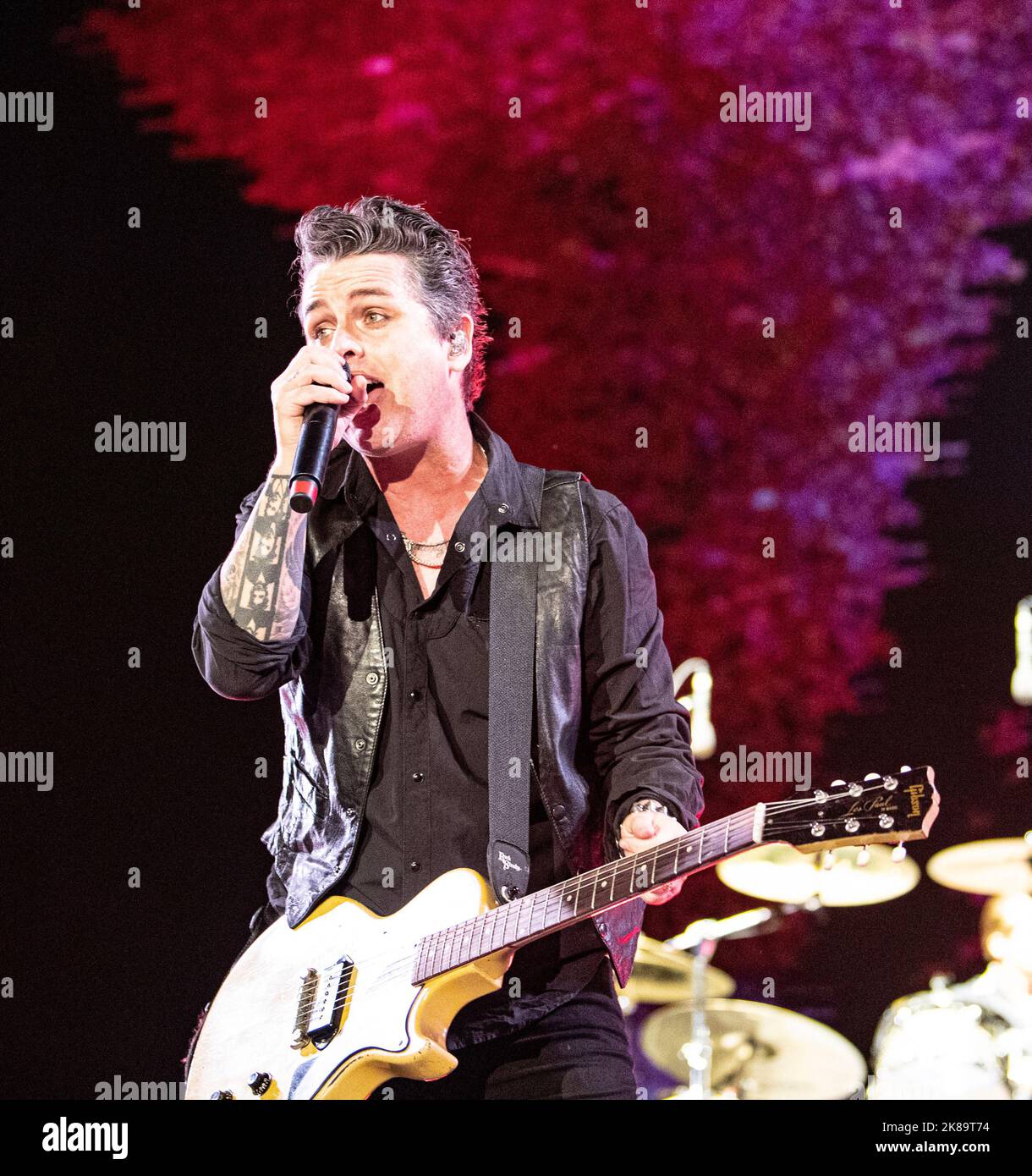 October 21, 2022, Austin, Texas, U.S: Green Day Lead singer BILLIE JOE ...