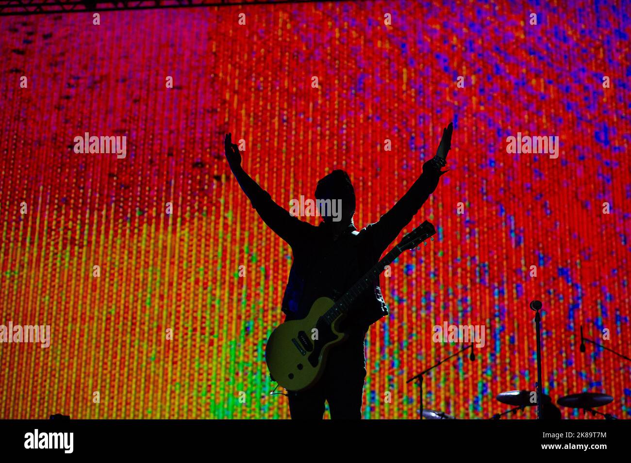 October 21, 2022: Billie Joe Armstrong of Green Day performs on the ...