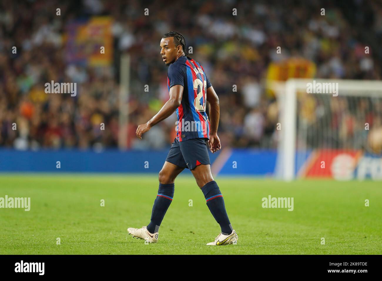 Barcelona, Spain. 20th Oct, 2022. Jules Kounde (Barcelona) Football ...