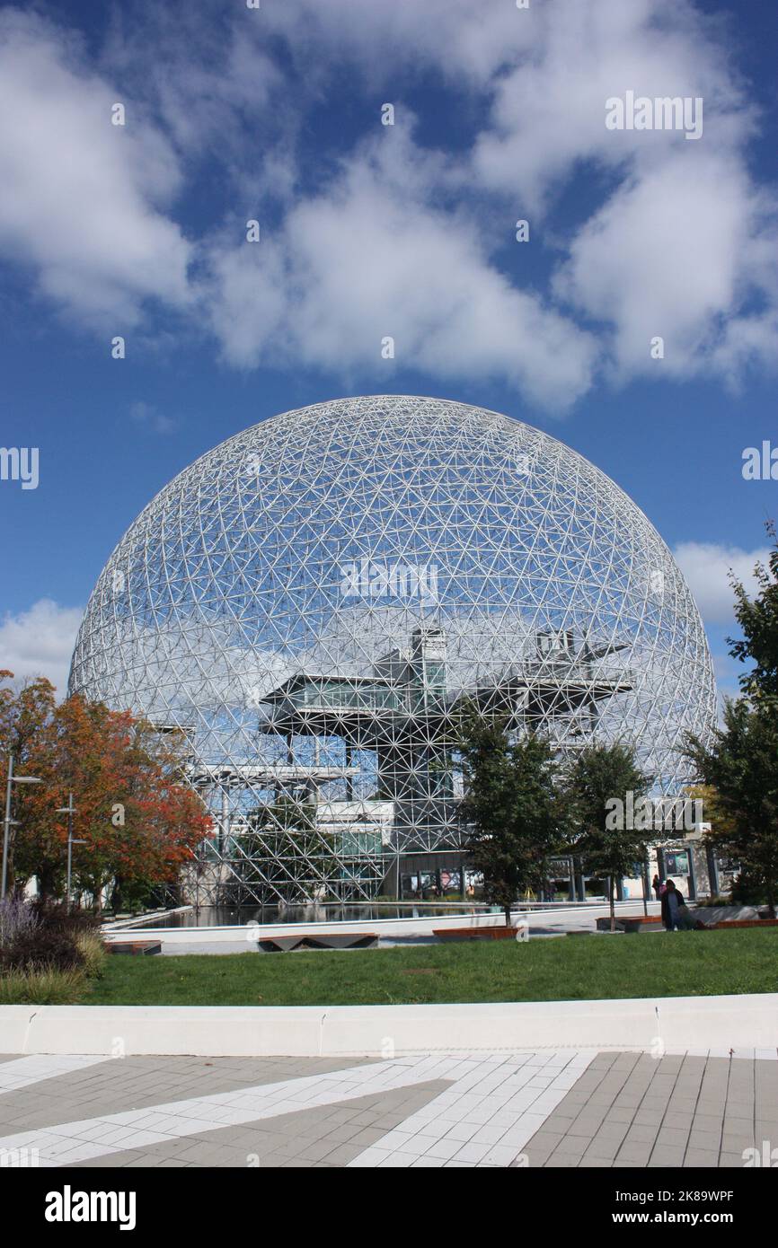 The Biosphere in Parc Jean-Drapeau, Montreal, Quebec, Canada Stock ...