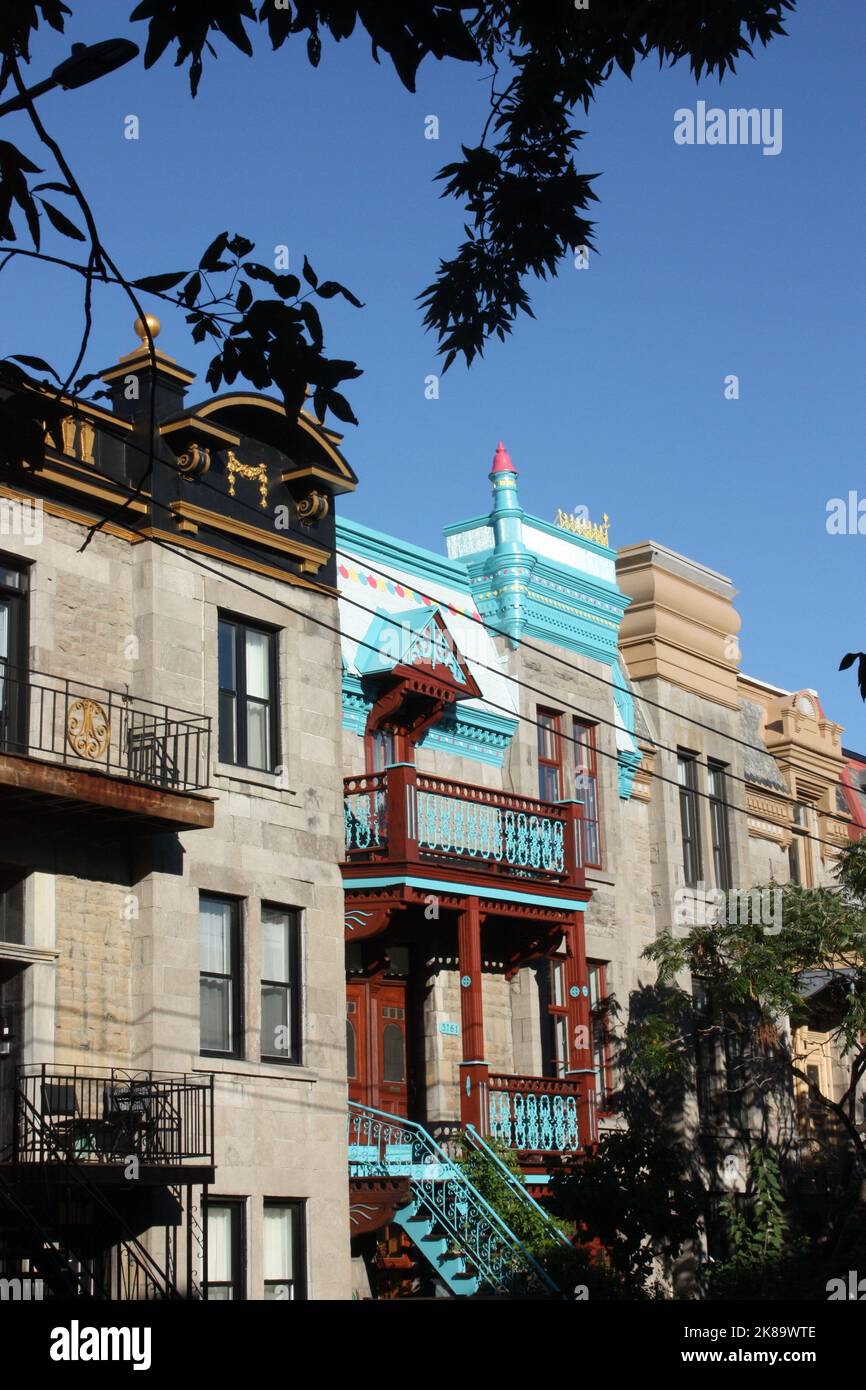 House on Rue Saint-Andre, Montreal, Quebec, Canada Stock Photo - Alamy