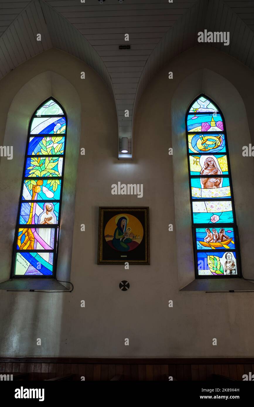 The cathedral of our lady of the immaculate conception hi-res stock ...