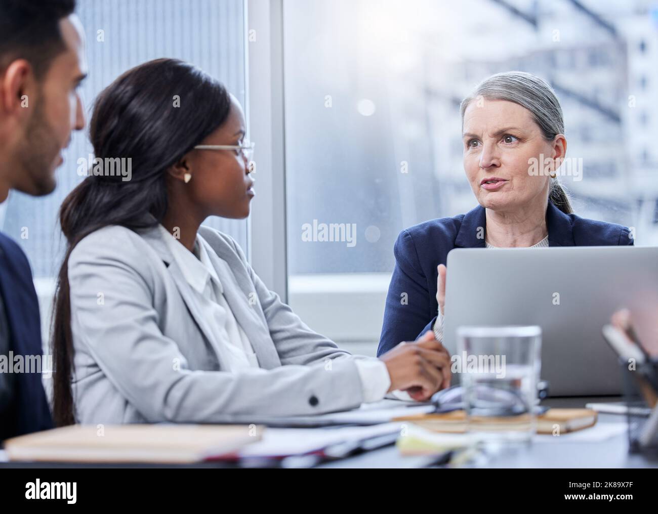 Female ceo boardroom table hi-res stock photography and images - Alamy