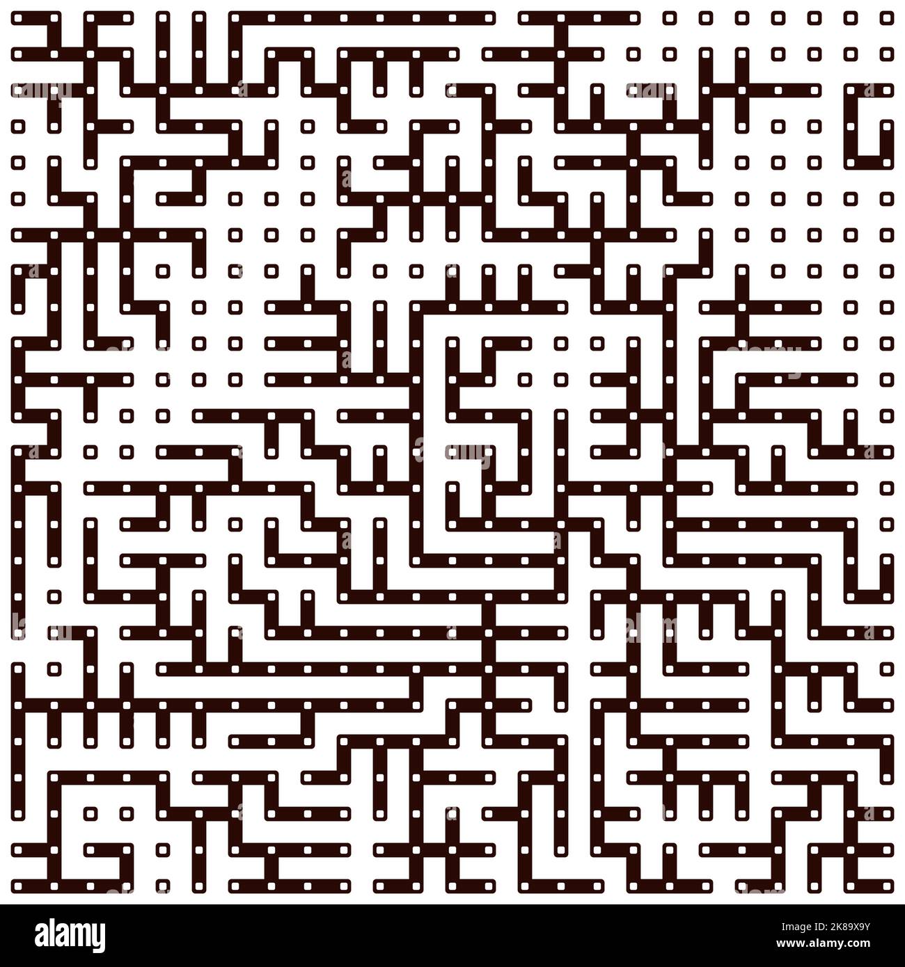 Albert-Laszlo Barabasi algorithm network visualization implementation illustration Stock Vector ...