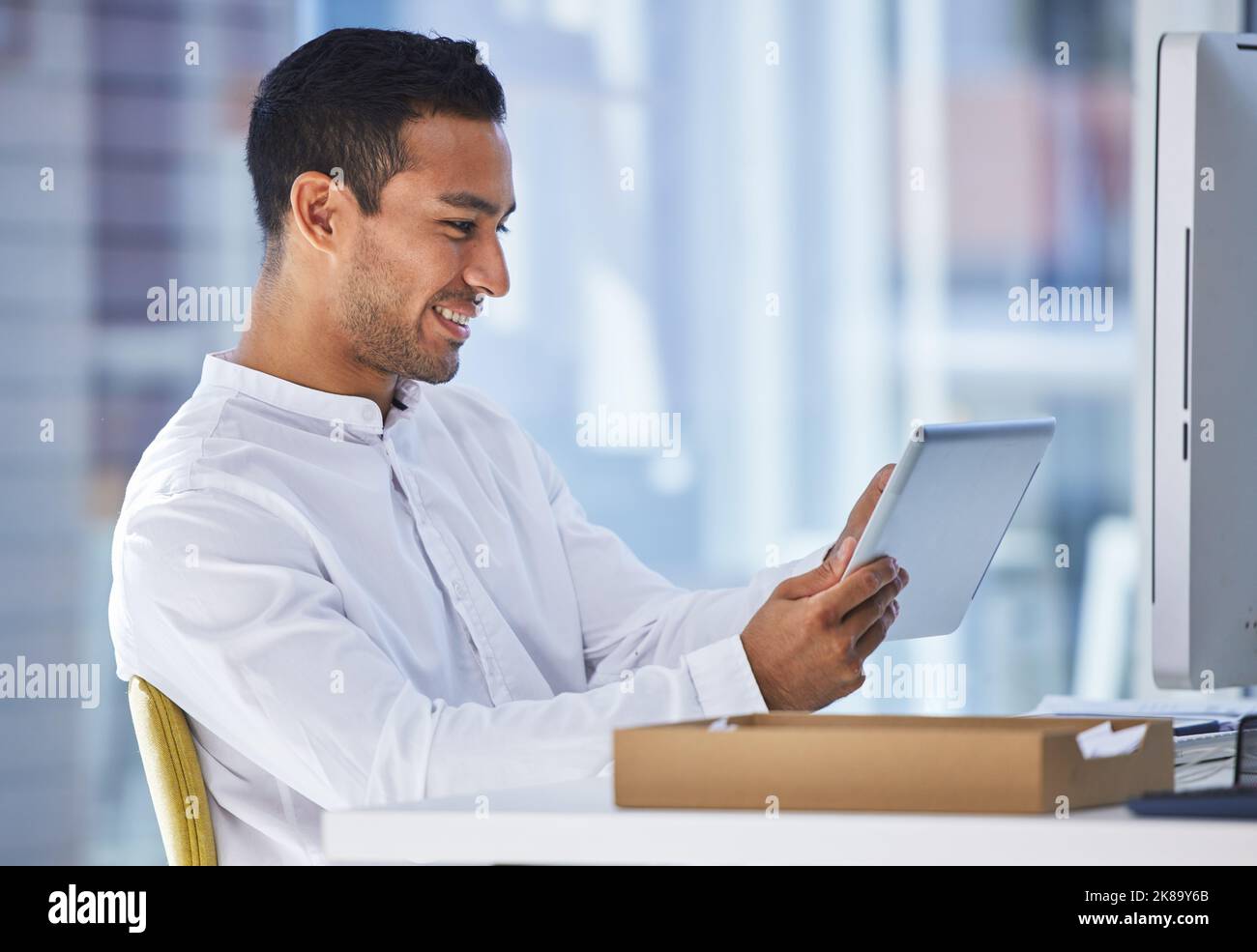 Success in life is whatever you define it to be. a businessman using a ...